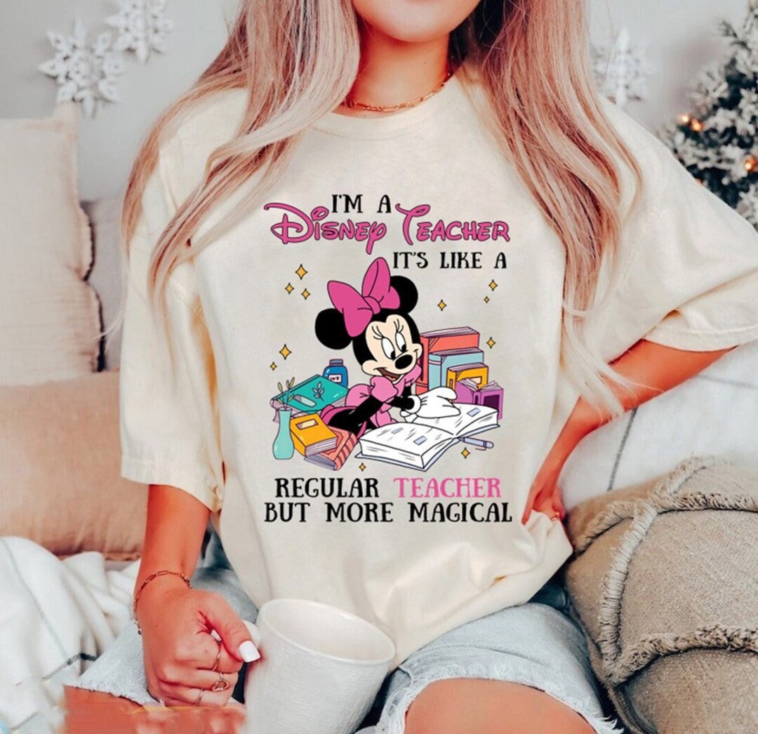 Mickeyland Teacher Tshirt, Teacher Minnie Mouse Shirts, Regular Teacher ...