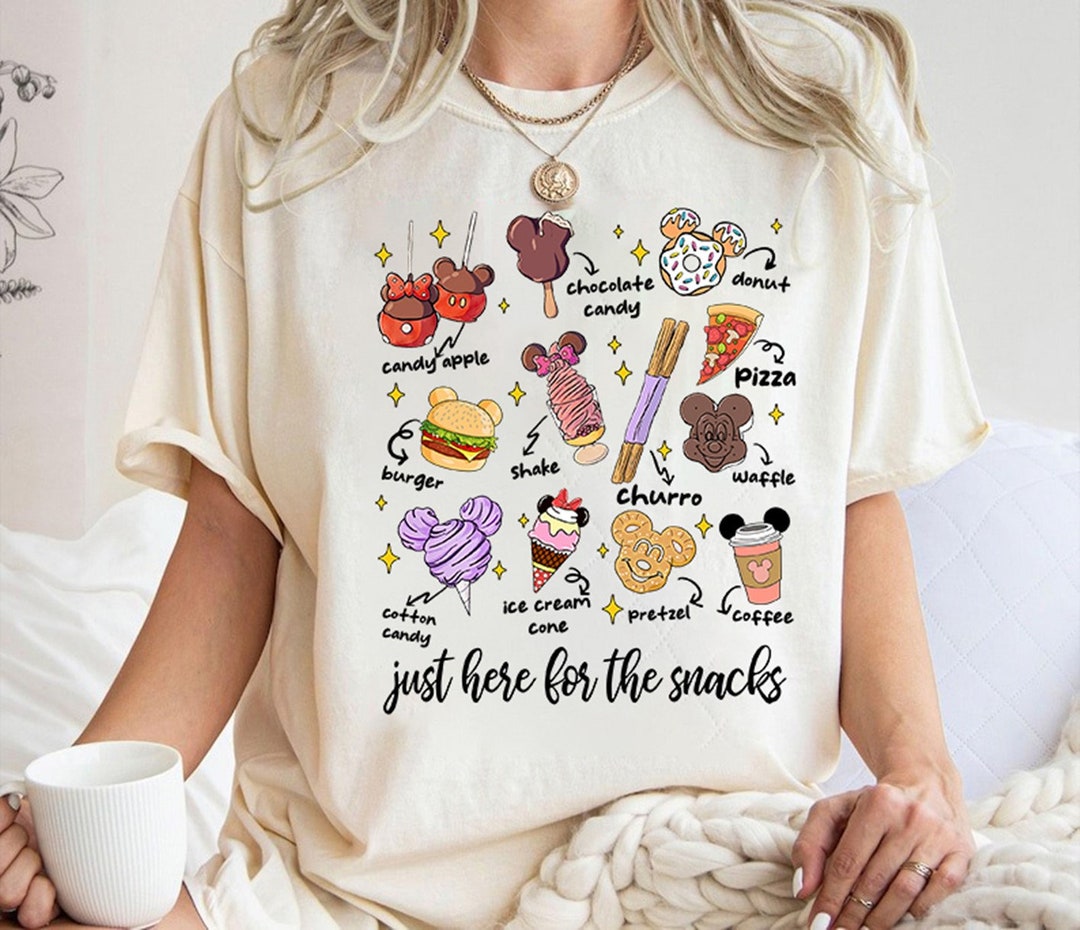 Disneyland Just Here for the Snacks Shirt, Disneyland Snacks Shirt ...