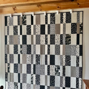 Quilt on SALE Ruby Star Achroma Koby Patchwork Quilt Full - Etsy