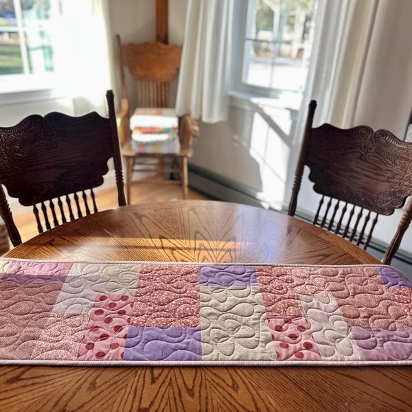 Quilted Table Runner - Etsy