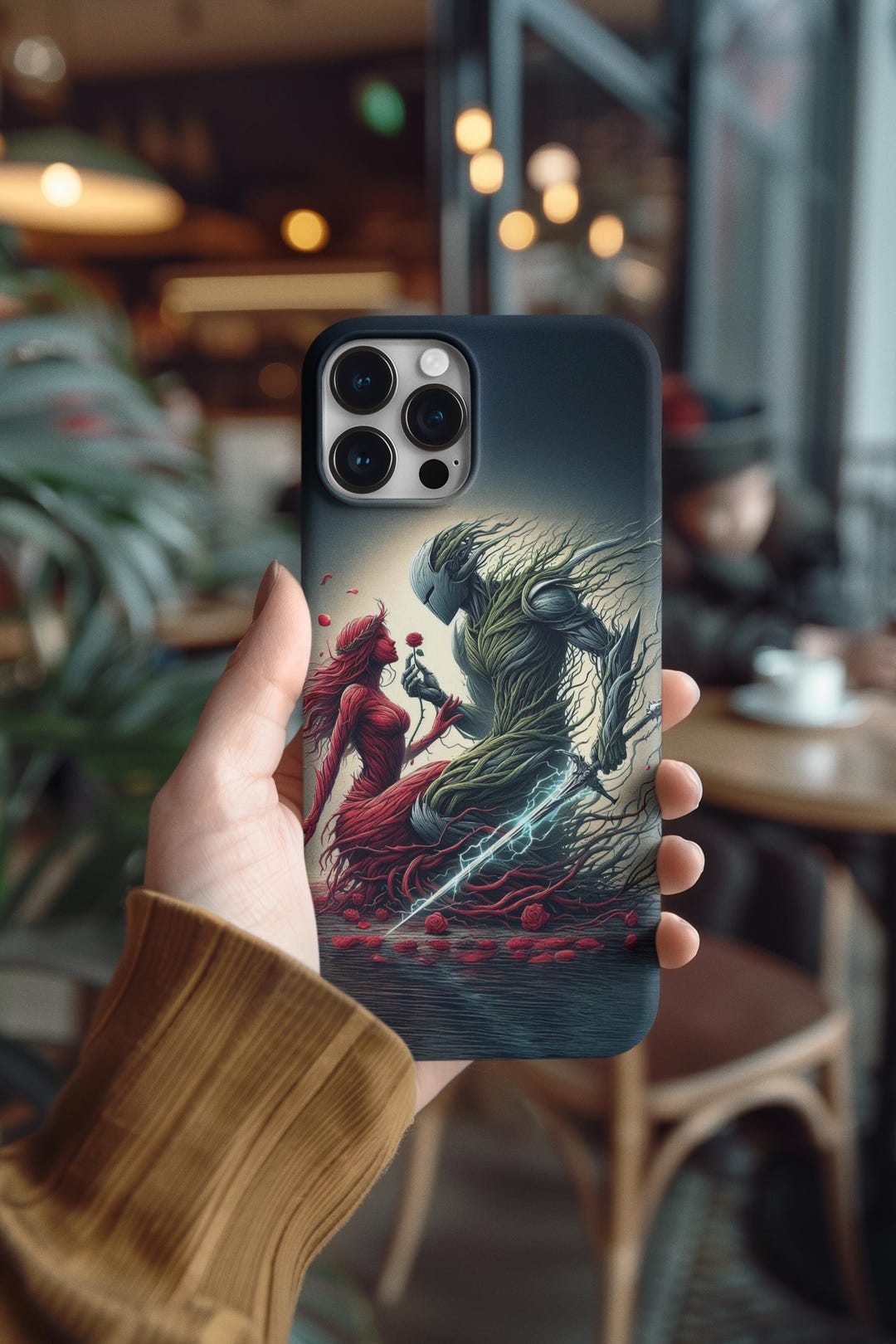 Bold Art Phone Case, Gothic Design, Unique Cell Phone Cover, Tough ...