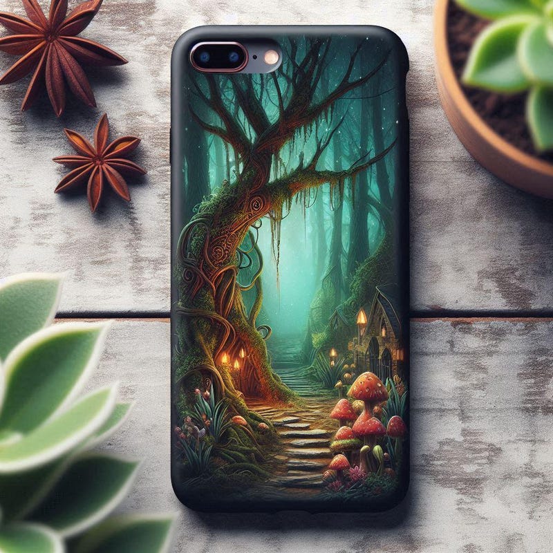 Whimsical Red Phone Case - Etsy