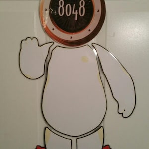 Big Hero 6 Baymax Robot Body Part Stateroom Door Magnets for Disney ...