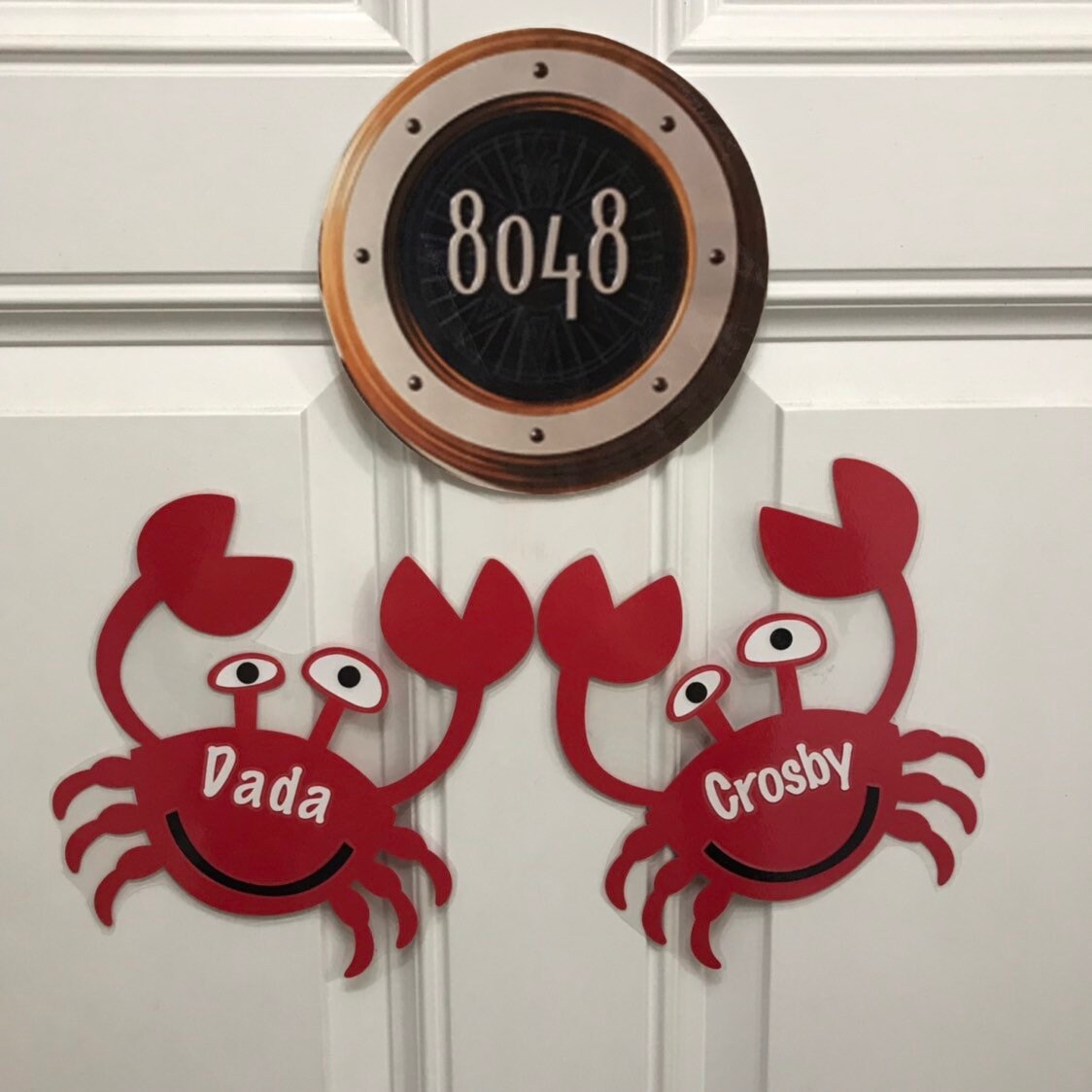 One Personalized Crab Magnet for Your Stateroom Door - Etsy