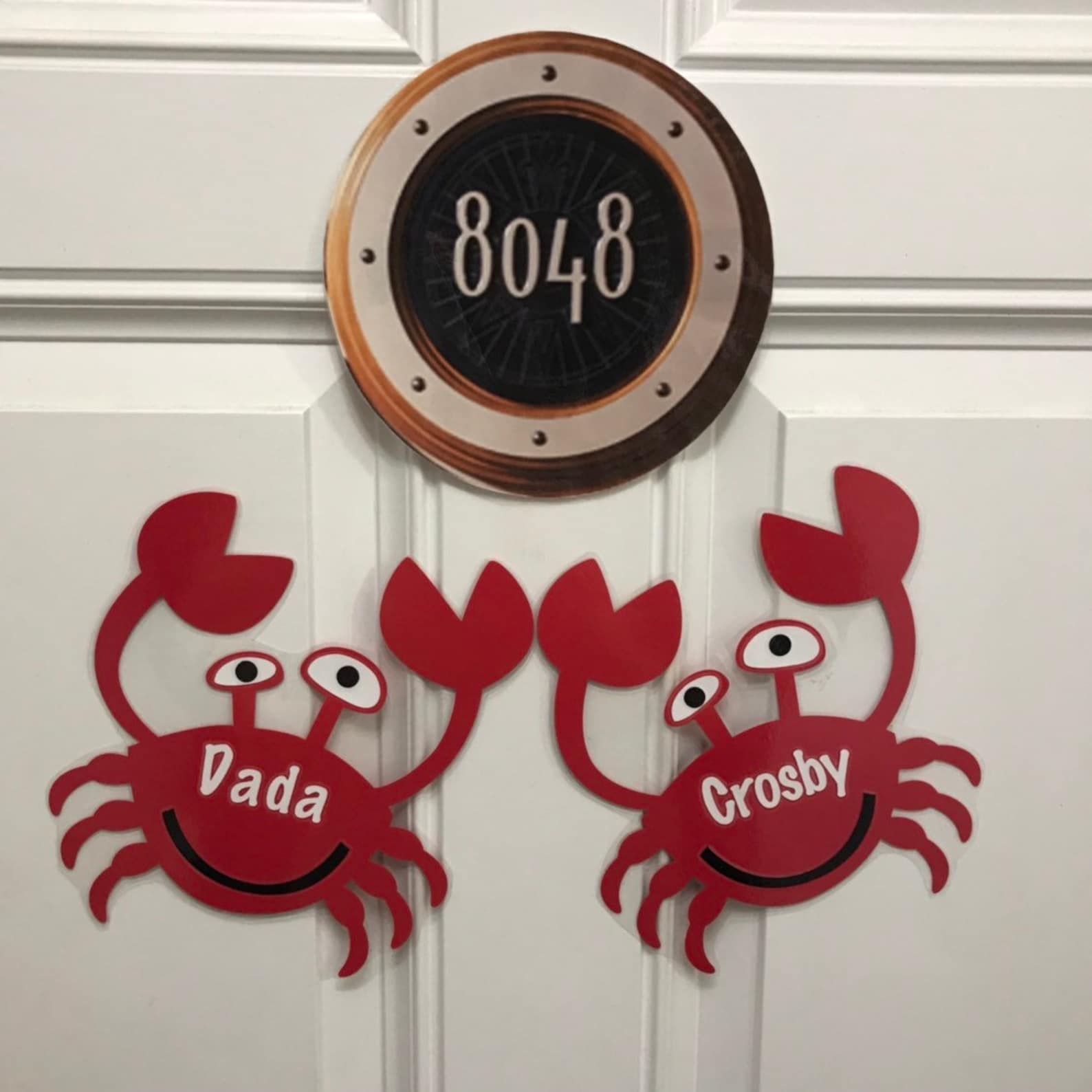 One Personalized Crab Magnet for Your Stateroom Door | Etsy