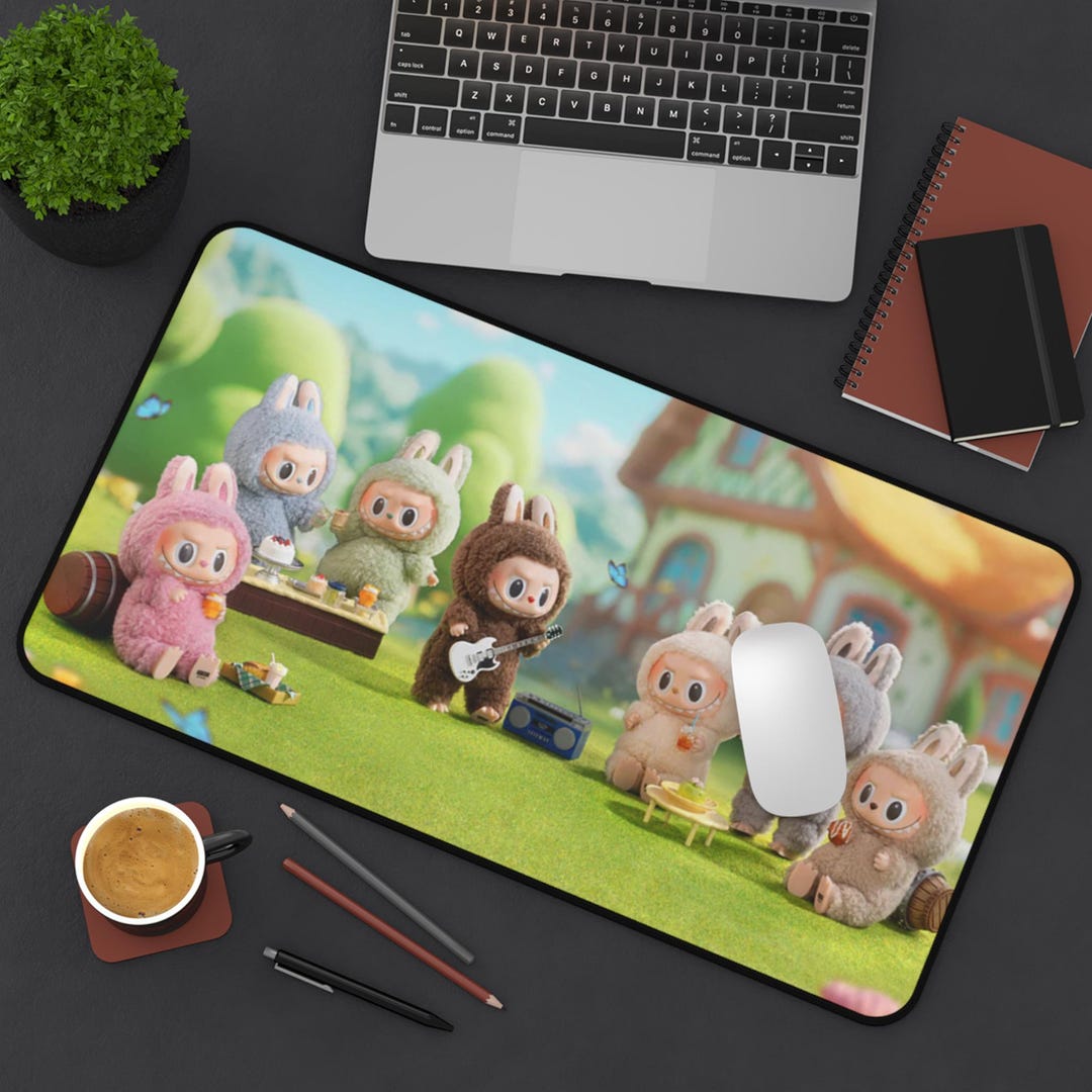 Desk Mat labubu Design - Etsy