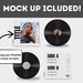 Custom Vinyl Record Cover & Label Template | Editable Canva Design for ...