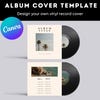 Custom Album Cover Poster Canva Template | Editable Digital Music ...