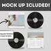 Vintage Vinyl Record Cover Template | Customizable 12-inch Vinyl Album ...