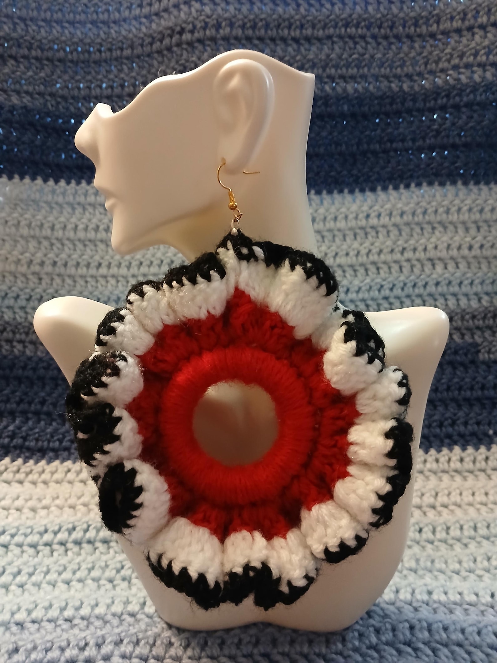 Bold & Bougie Ruffle Earrings Crochet Pattern – PDF Download Only ...