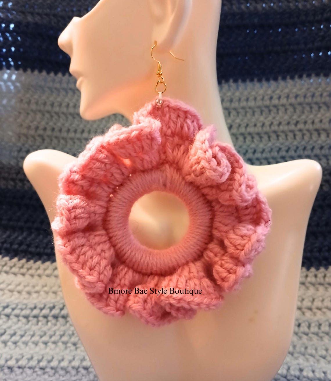 Bold & Bougie Ruffle Earrings Crochet Pattern – PDF Download Only ...