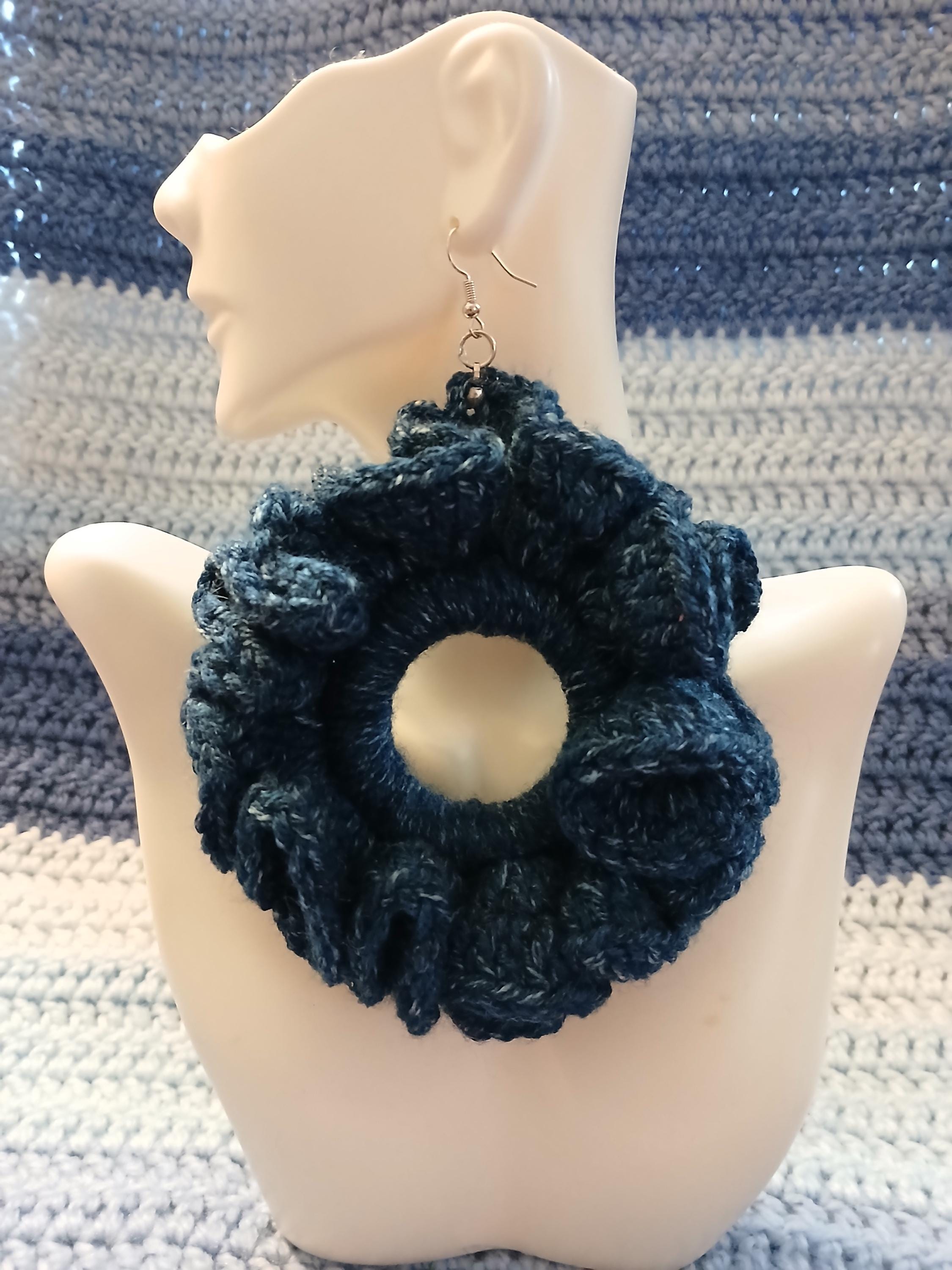 Bold & Bougie Ruffle Earrings Crochet Pattern – PDF Download Only ...