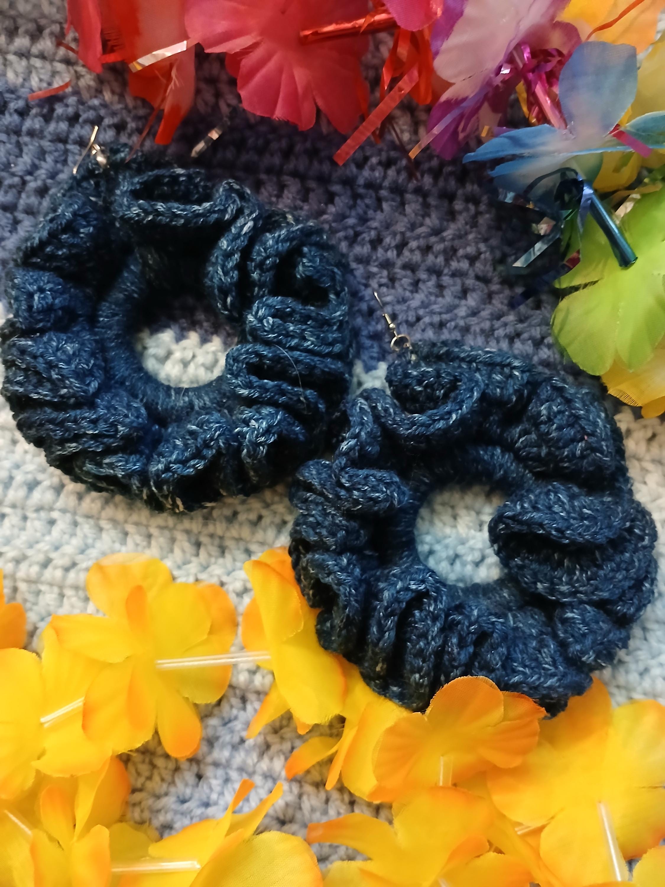 Bold & Bougie Ruffle Earrings Crochet Pattern – PDF Download Only ...