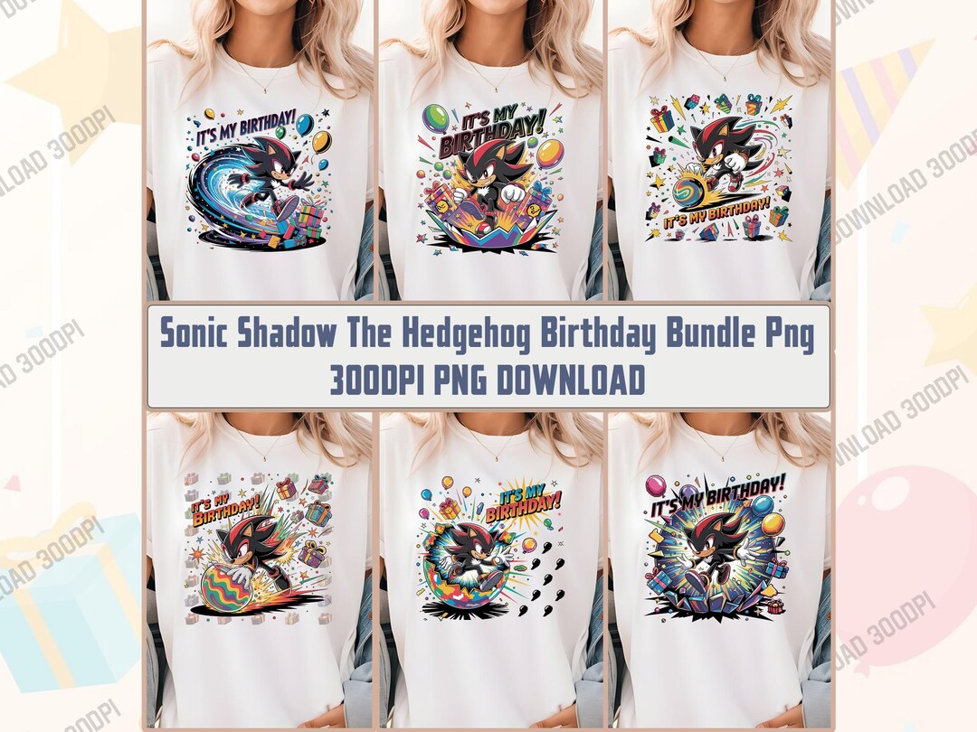 It's My Birthday Sonic Shadow Birthday Png, Happy Birthday Png ...