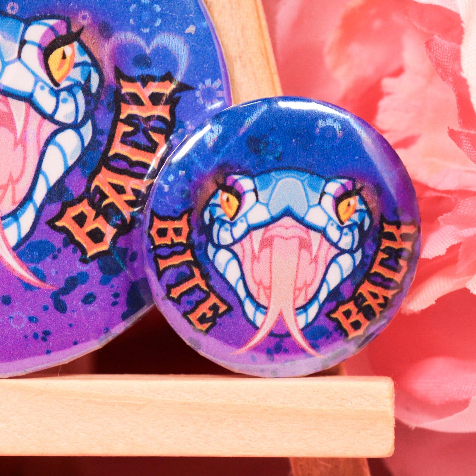 Bite Back OC Button - Etsy