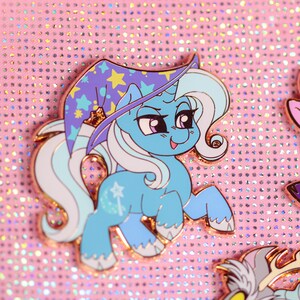 MLP Pins, 2" My Little Pony Enamel Pin, Trixie Lulamoon Pin, Starlight ...