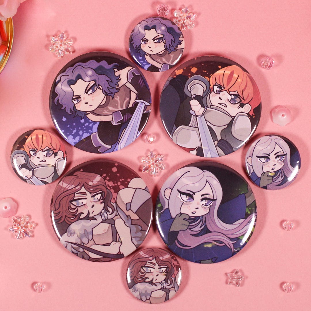 Fear & Hunger Buttons - Etsy