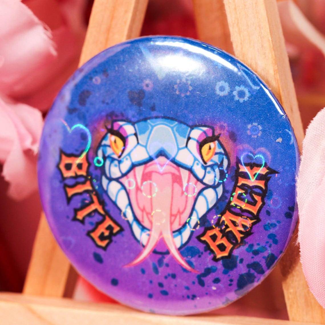 Bite Back OC Button - Etsy