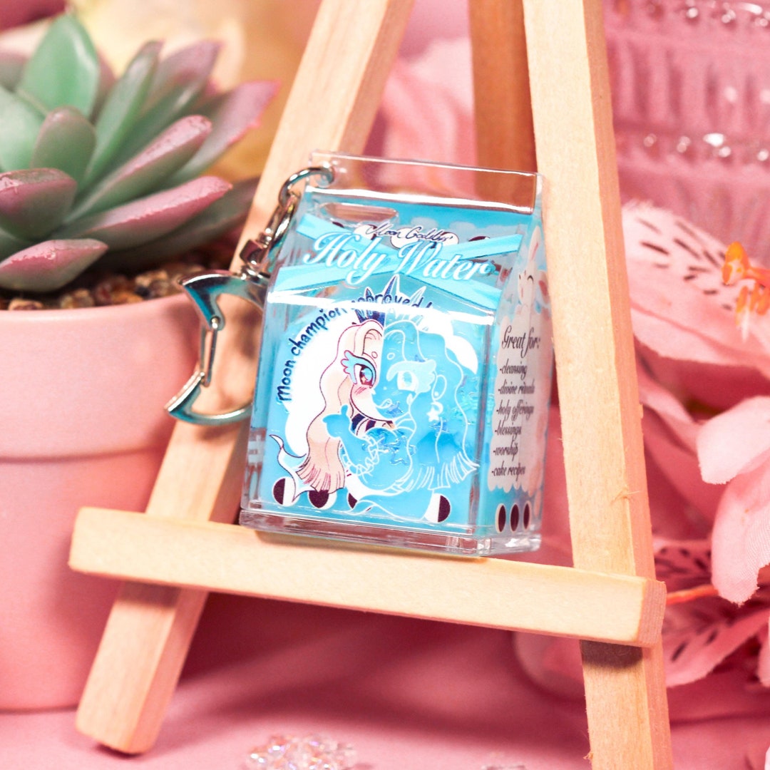 Holy Water OC Milk Carton Keychain - Etsy