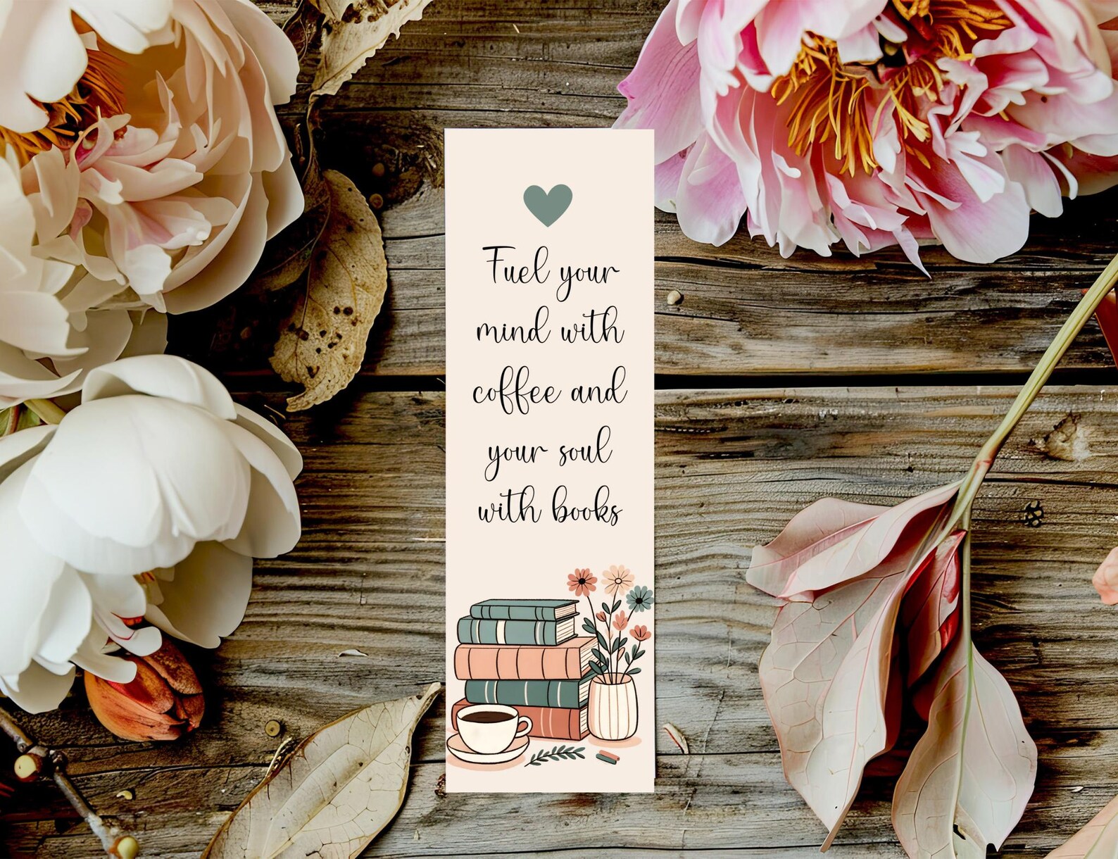 Digital Coffee Bookmark, Coffee Bookmarks, Bookmark, Coffee Gift, Fun ...