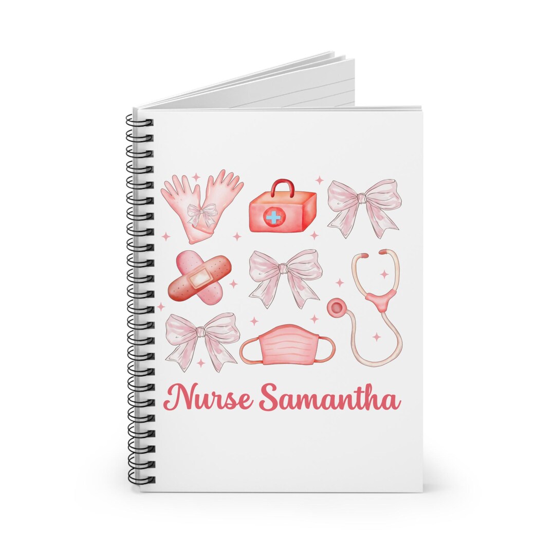 Personalized Nurse Spiral Notebook, Medical Journal, Gift for Nurses ...