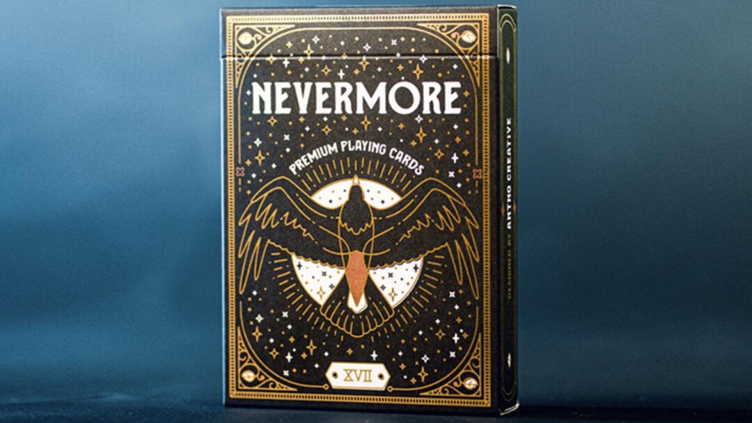 Nevermore Playing Cards Deck | Luxury Foil Tuck Box | Edgar Allen Poe ...