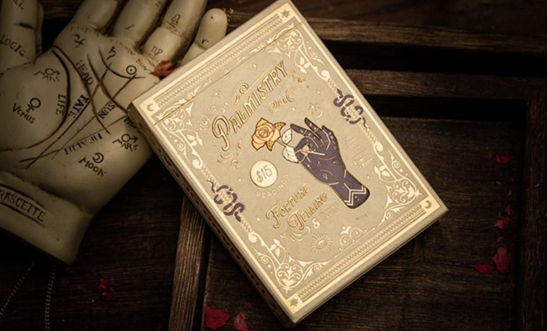 Palmistry Playing Cards | Divination Tools | Luxury Deck - Etsy