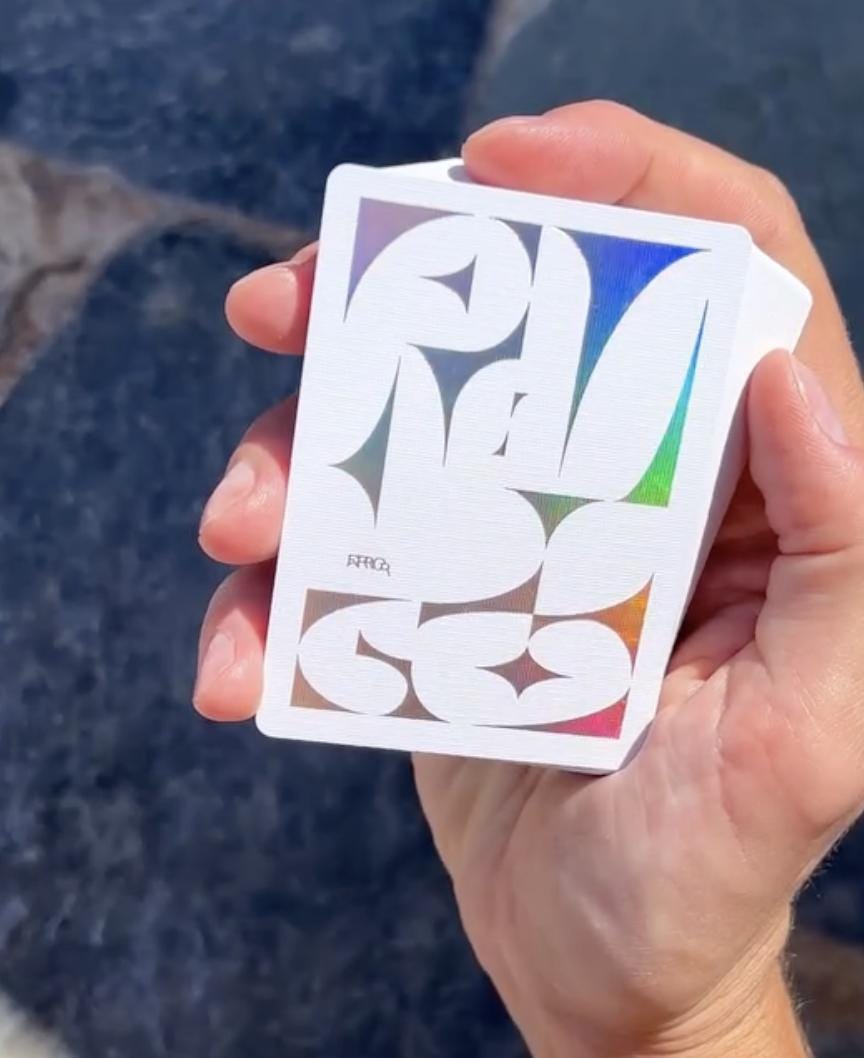 Inverted Holo Errors Playing Cards | Holographic Deck - Etsy