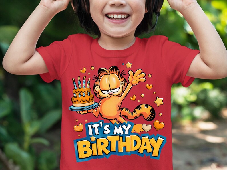 Garfield Birthday Png, It's My Birthday, Garfield Characters Png ...