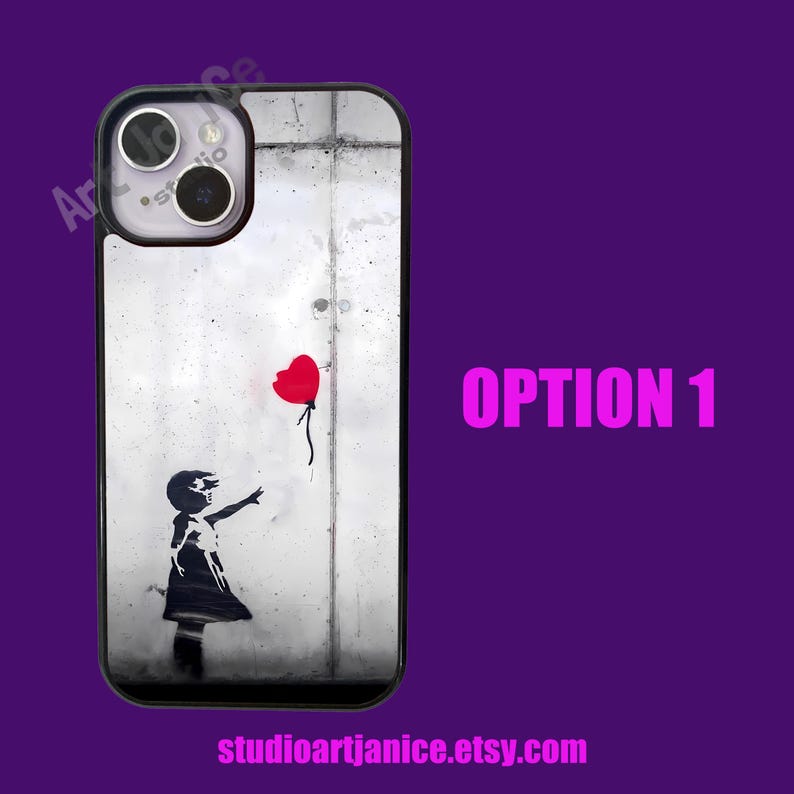 Banksy Street Arts Phone Case for iPhone 16 15 14 13 12 11 / Case for ...