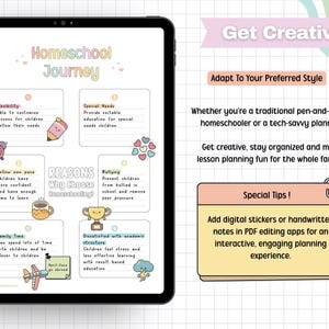 Printable Homeschool Journey Reflection Template, Digital Planner for ...