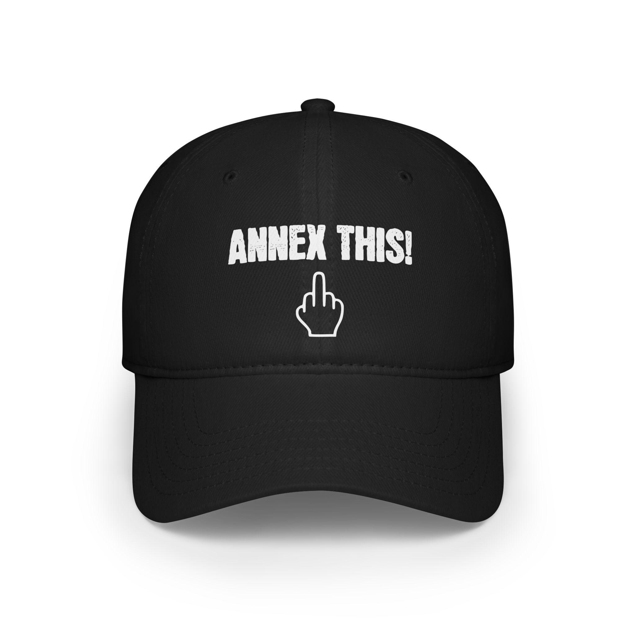 Funny Middle Finger Hat 'annex This' Cap Sarcastic Hat With Attitude ...