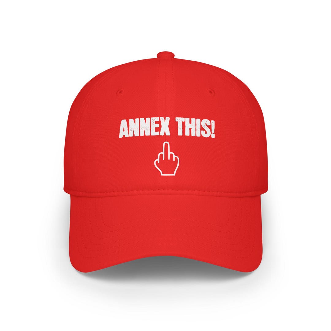 Funny Middle Finger Hat 'annex This' Cap Sarcastic Hat With Attitude ...