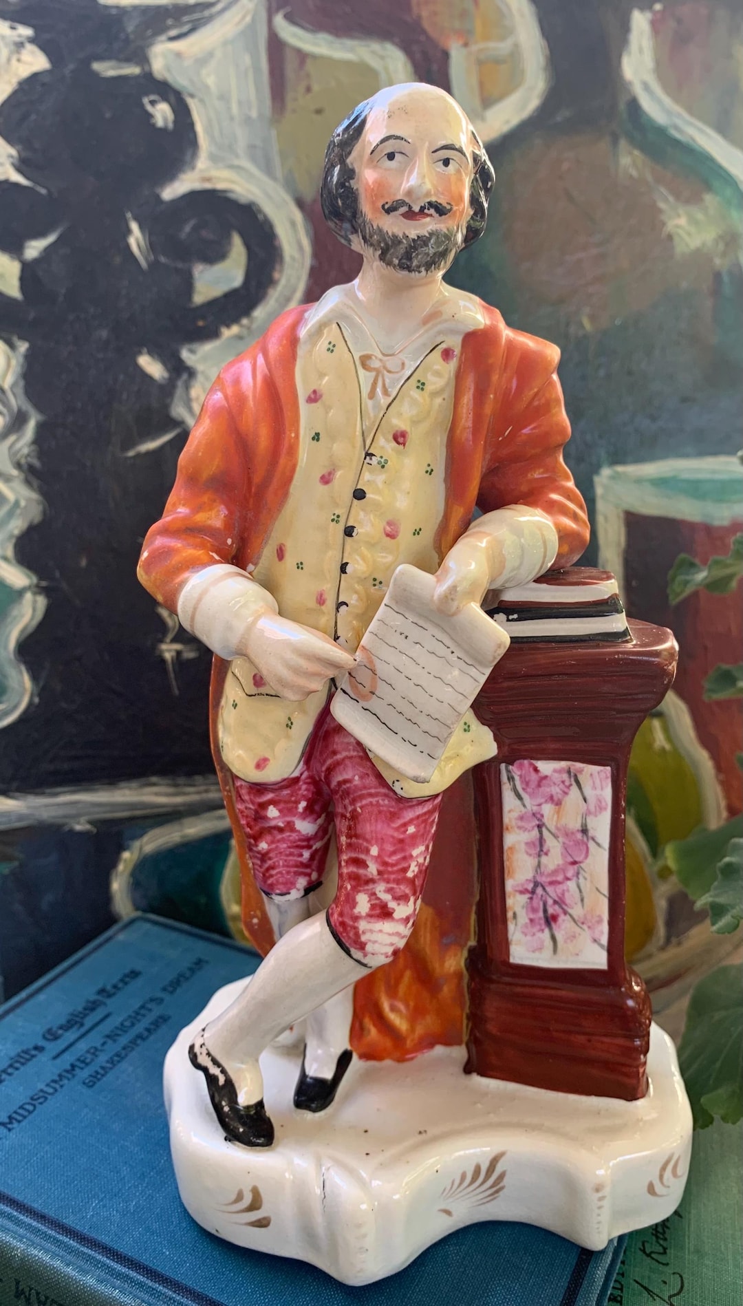 Ceramic, Staffordshire, William Shakespeare (1564-1616), Antique, Full ...