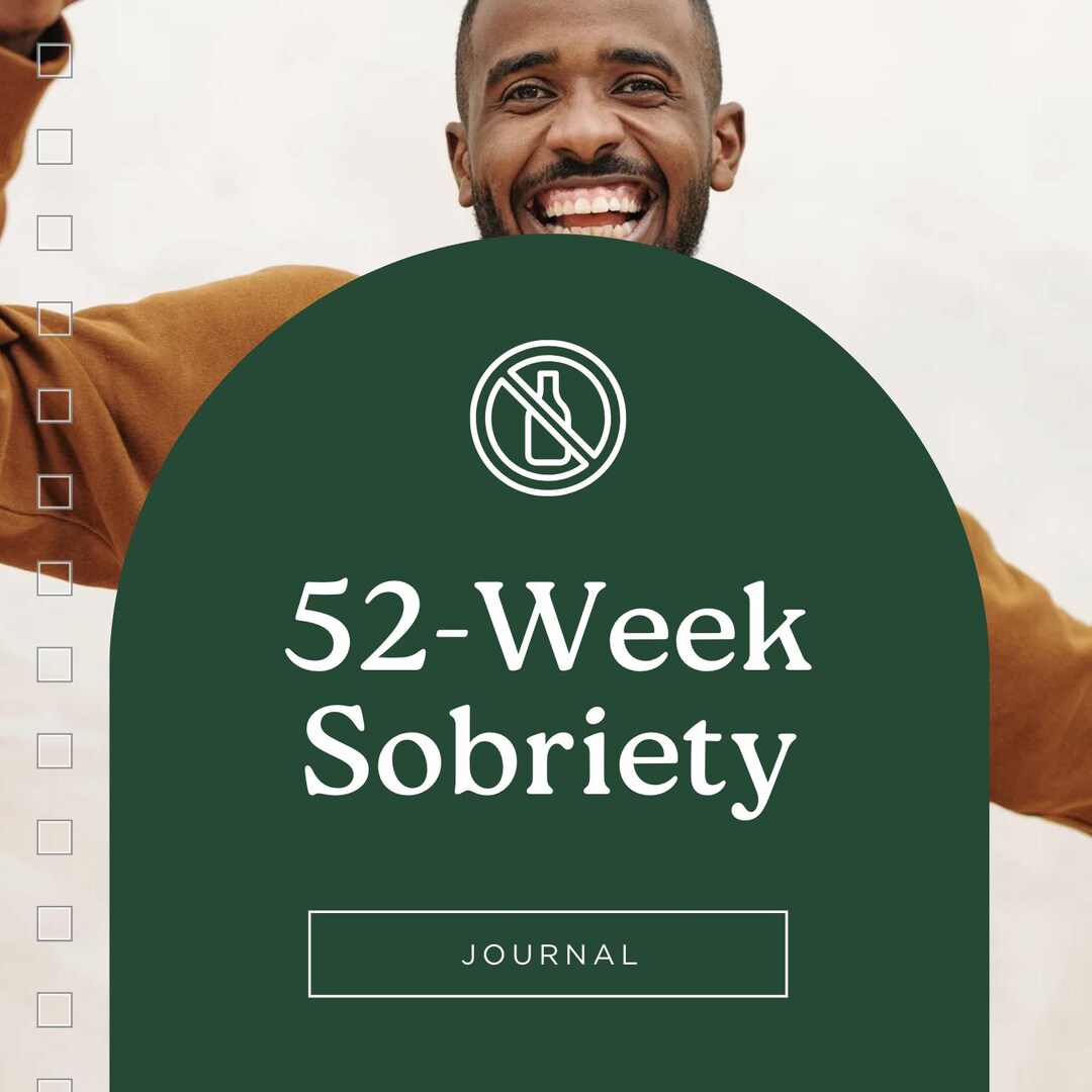 52-week Sobriety Journal Gratitude & Healing Weekly Affirmations, Daily ...