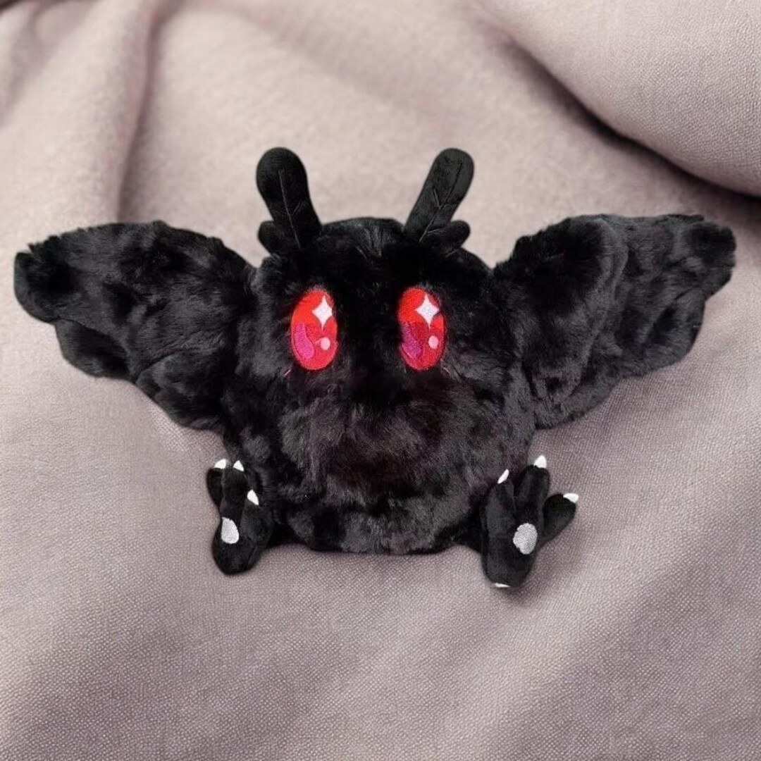 Mothman Plush Toy, Horror Mothman Plush Doll, 2024 Mothman Cartoon ...