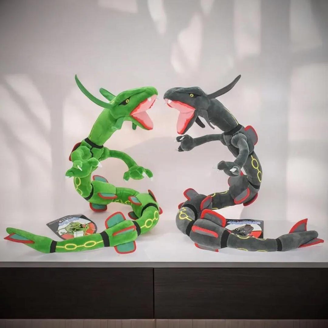 Shiny Rayquaza Plush, Legendary Pokemon Plush Toy, Perfect Gift for ...