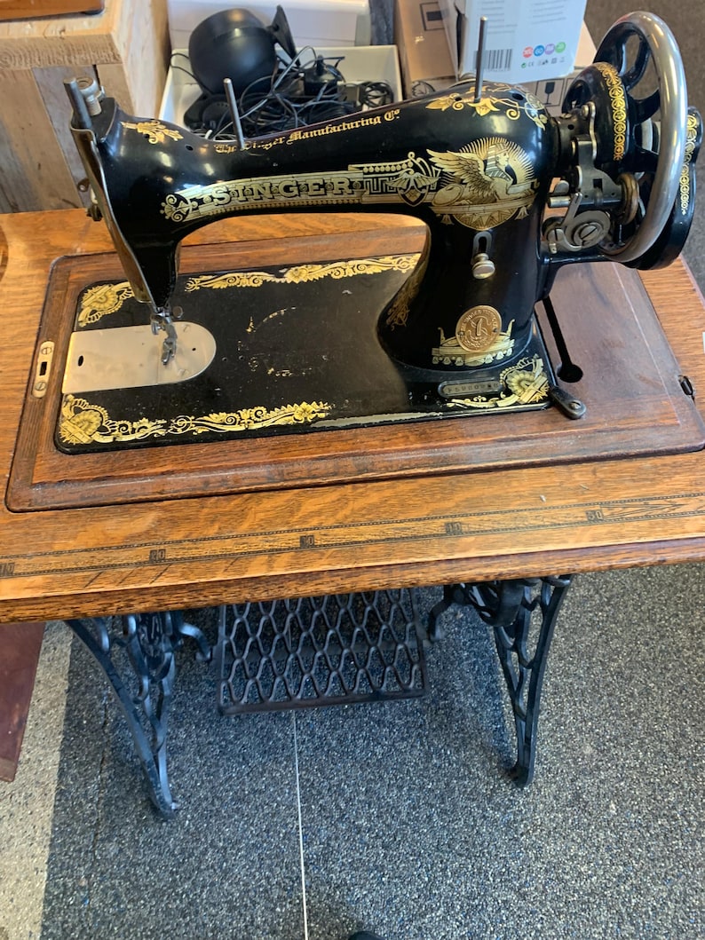 Incredible Antique Egyptian Singer Sphinx Sewing Machine From the 1890s ...