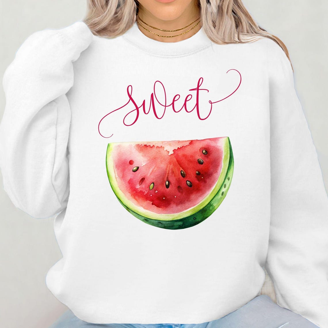 Watercolor Watermelon Clipart Bundle: Summer Theme (PNG & JPG Digital ...