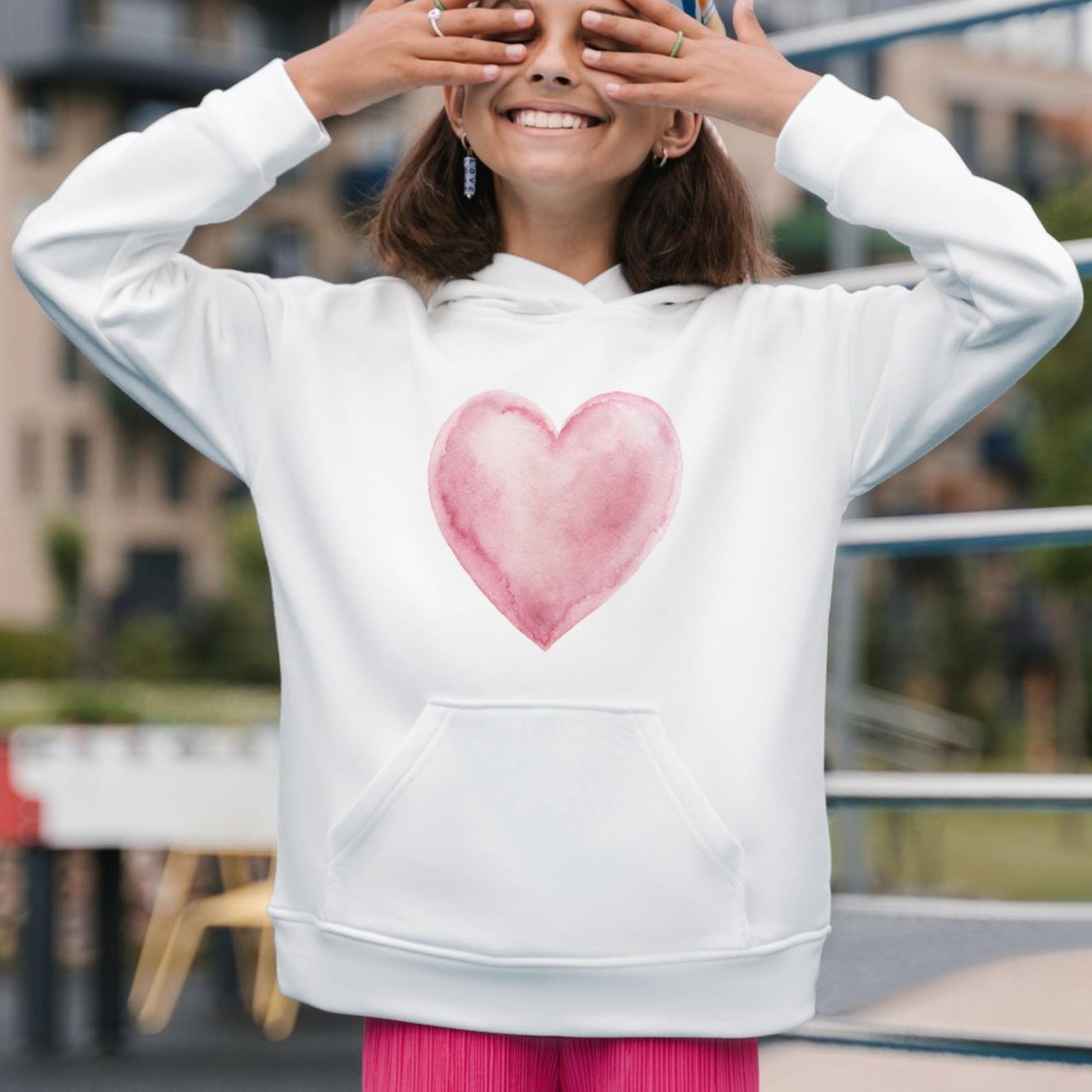 Watercolor Pastel Hearts Clipart: Valentine's Day PNG Bundle (digital ...