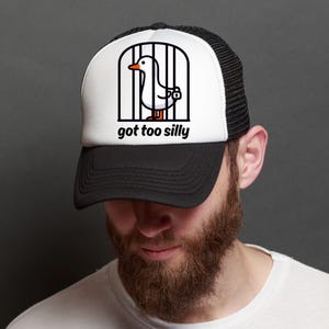Funny Silly Goose PNG: Got Too Silly Digital Download - Etsy
