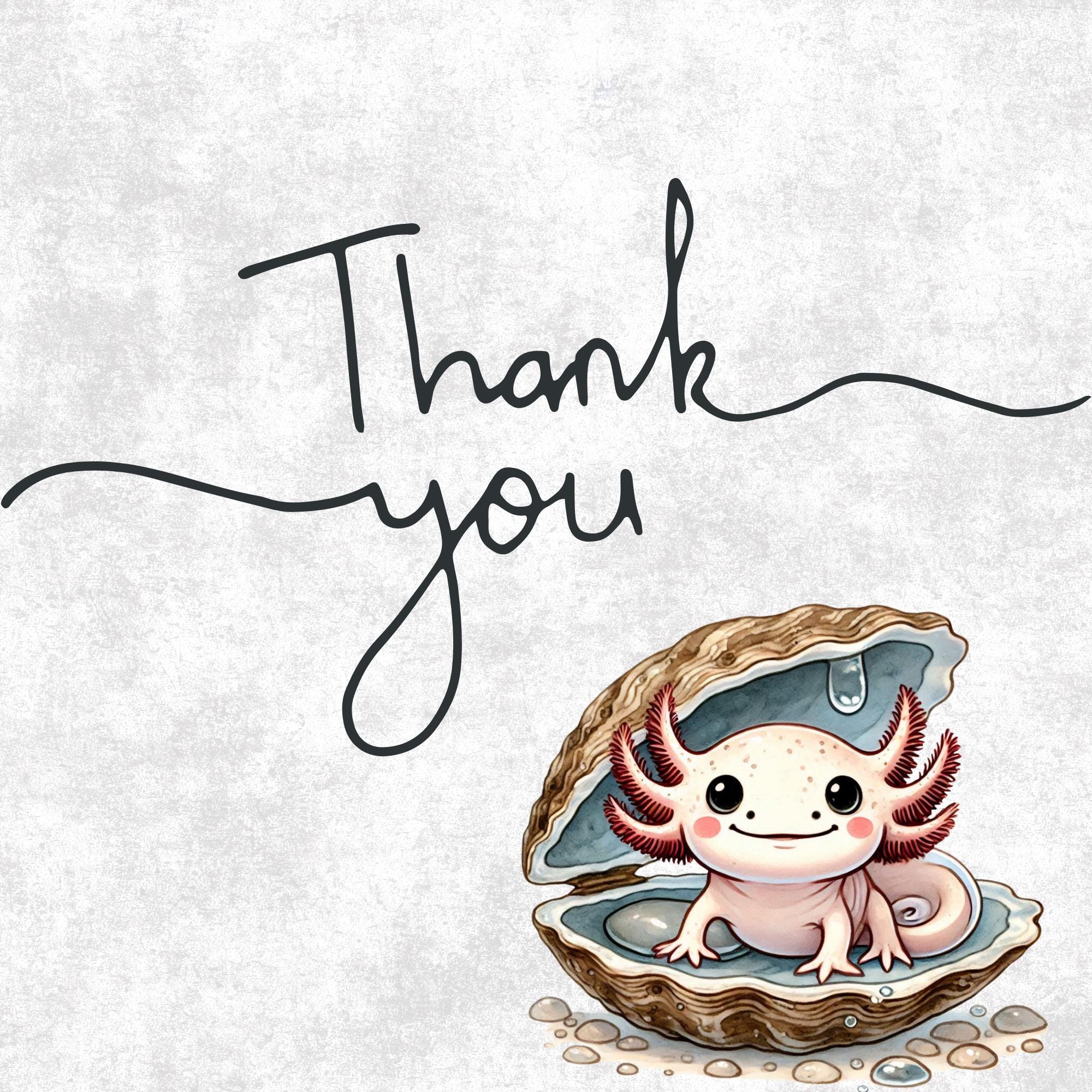 Cute Axolotl Clipart Bundle, Axolotl Illustrations, 20 Transparent Png ...