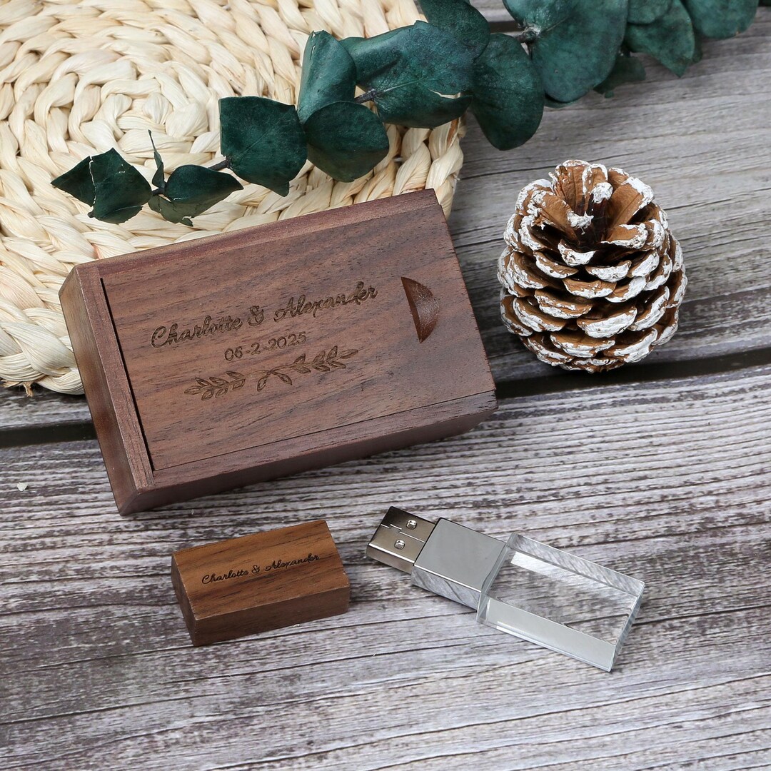 Personalized Engraved Usb Flash Drive,8gb-128gb Memory Stick,wooden USB ...