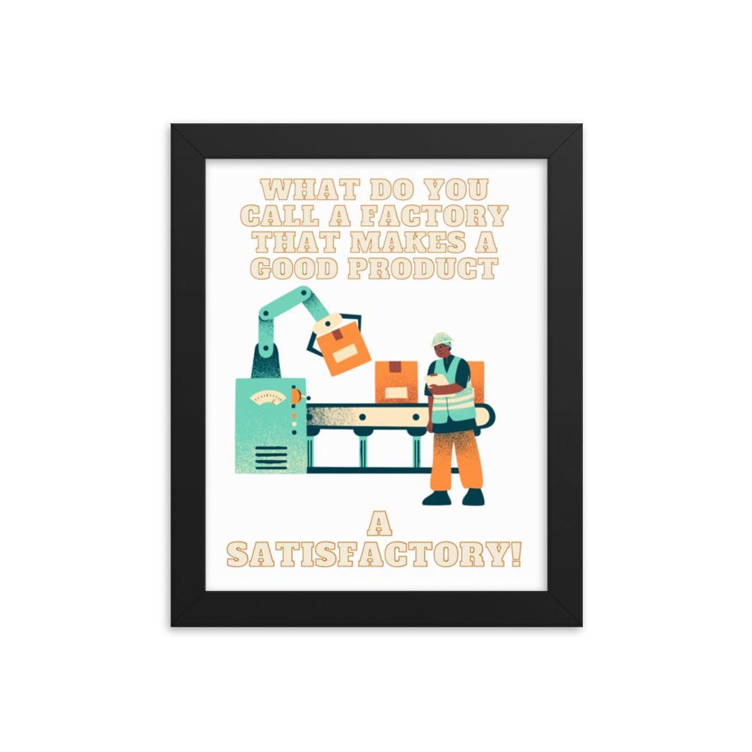 A Funny Framed Dad Joke Poster for Anniversary, Wedding, Fathers Day ...