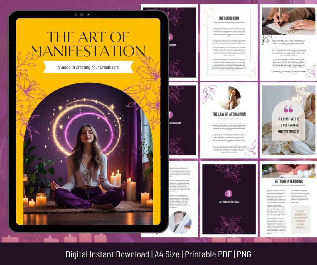 E-BOOK the Art of Manifestation for Beginners | Law of Attraction Guide ...