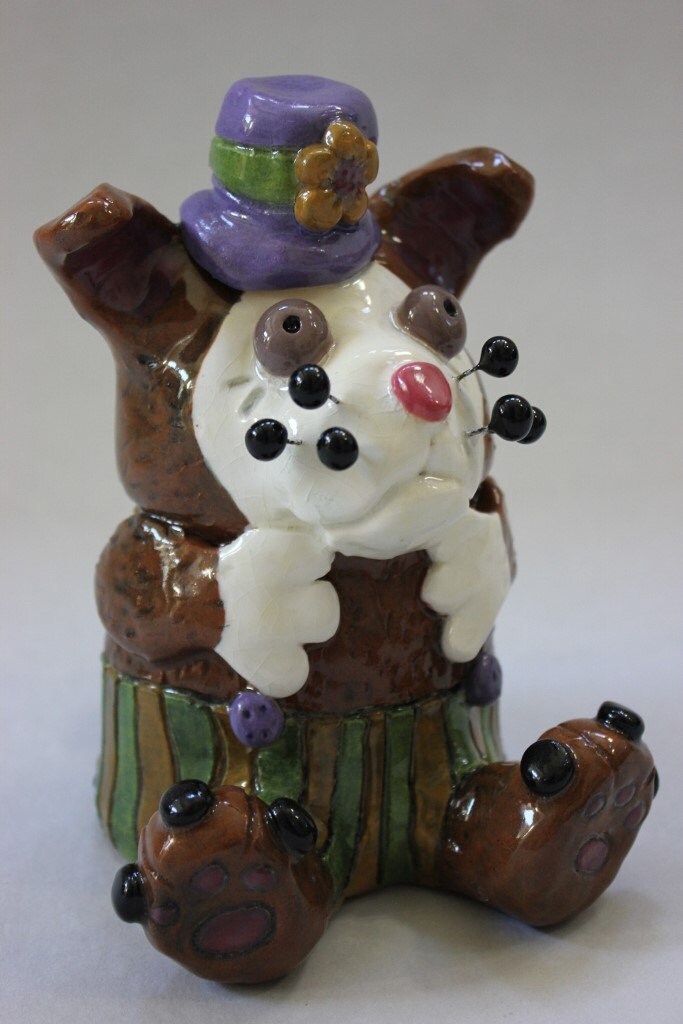 Howard the Hound Dog Sculpture, Dog Art, Dog Sculpture, Happy Art ...