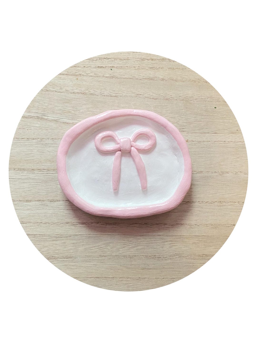 Light Pink Bow Tray - Etsy