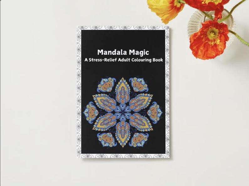 Adult Mandala Colouring Book,mandala Colouring Designs and Patterns ...