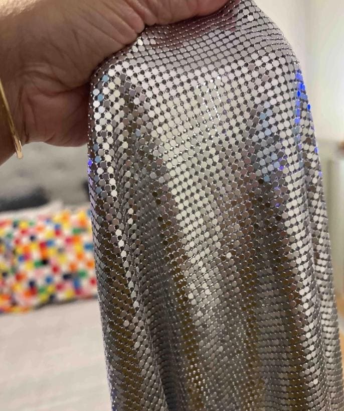 Metal Mesh Crop Top, Chainmail Women, Birthday Party Outfit, Y2K ...
