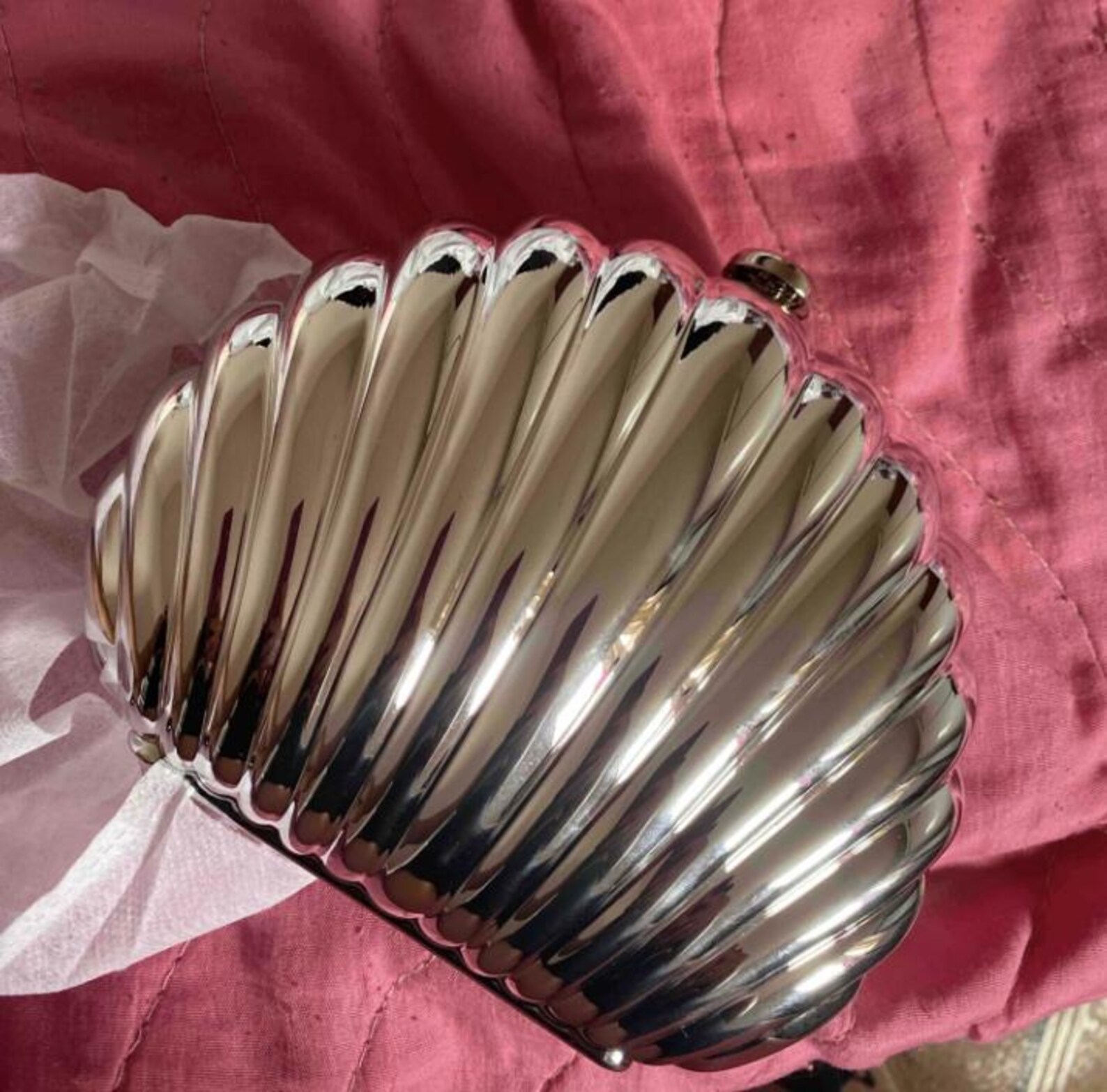 Seashell Clam Clutch, Seashell Bag, Beach Bag, Ocean Shoulder Bag ...